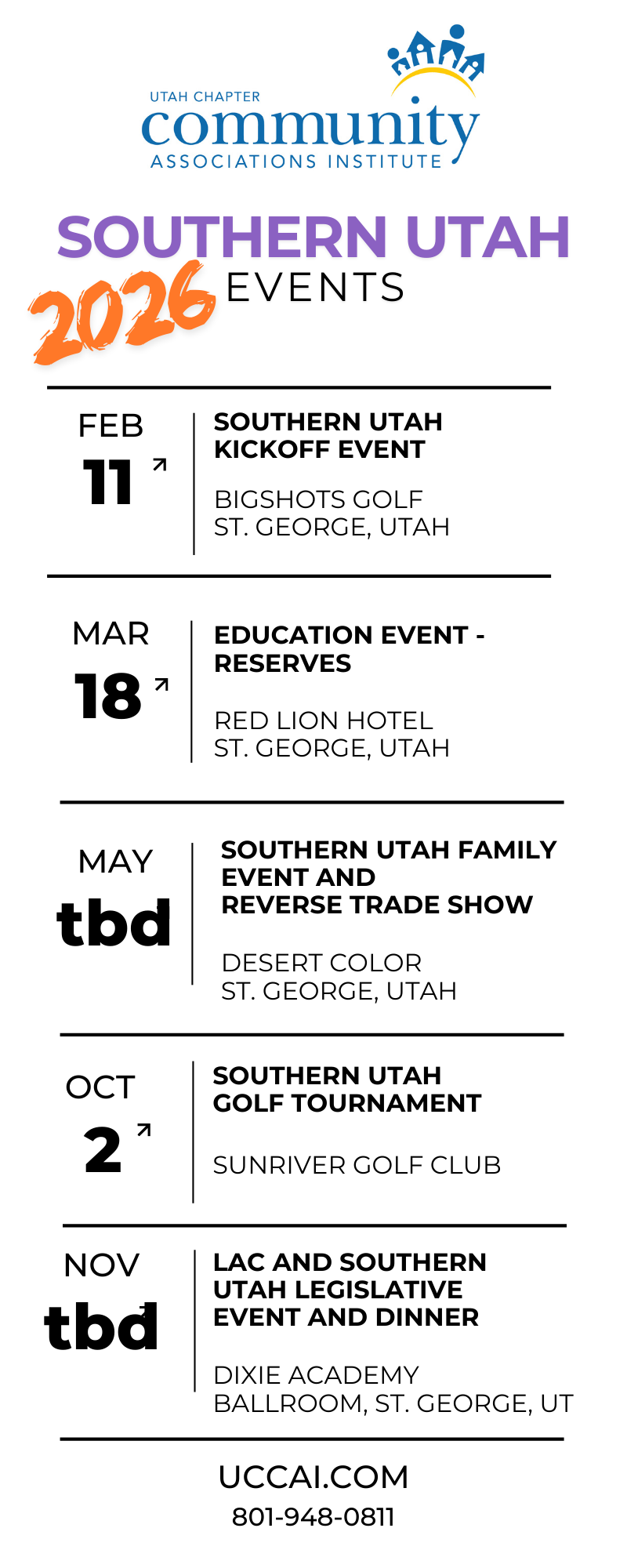 Southern Utah | Utah Chapter of Community Associations Institute